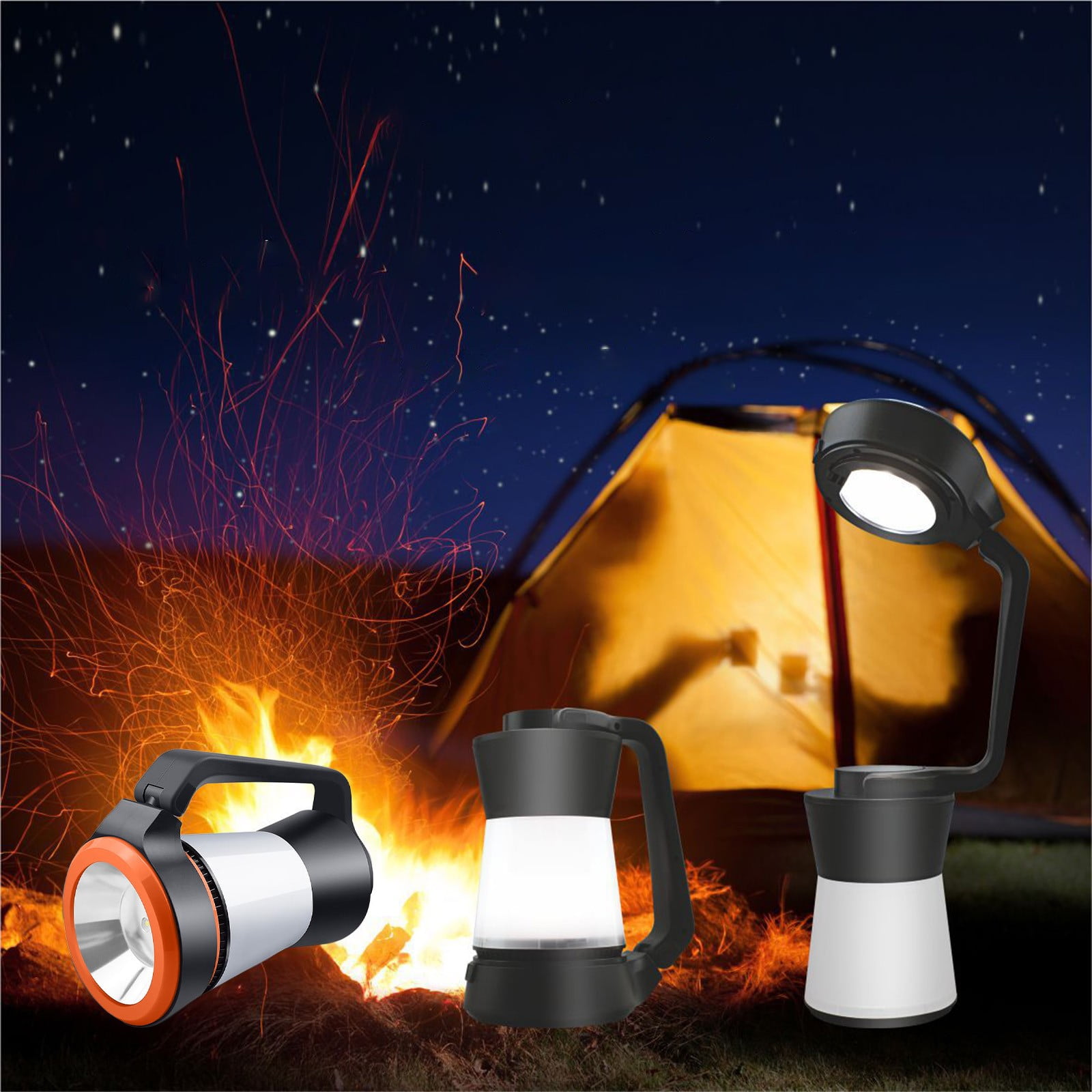 Arghm Outdoor 3-in-1 LED Camping Light,Flashlight,Desk Lamp,Portable ...