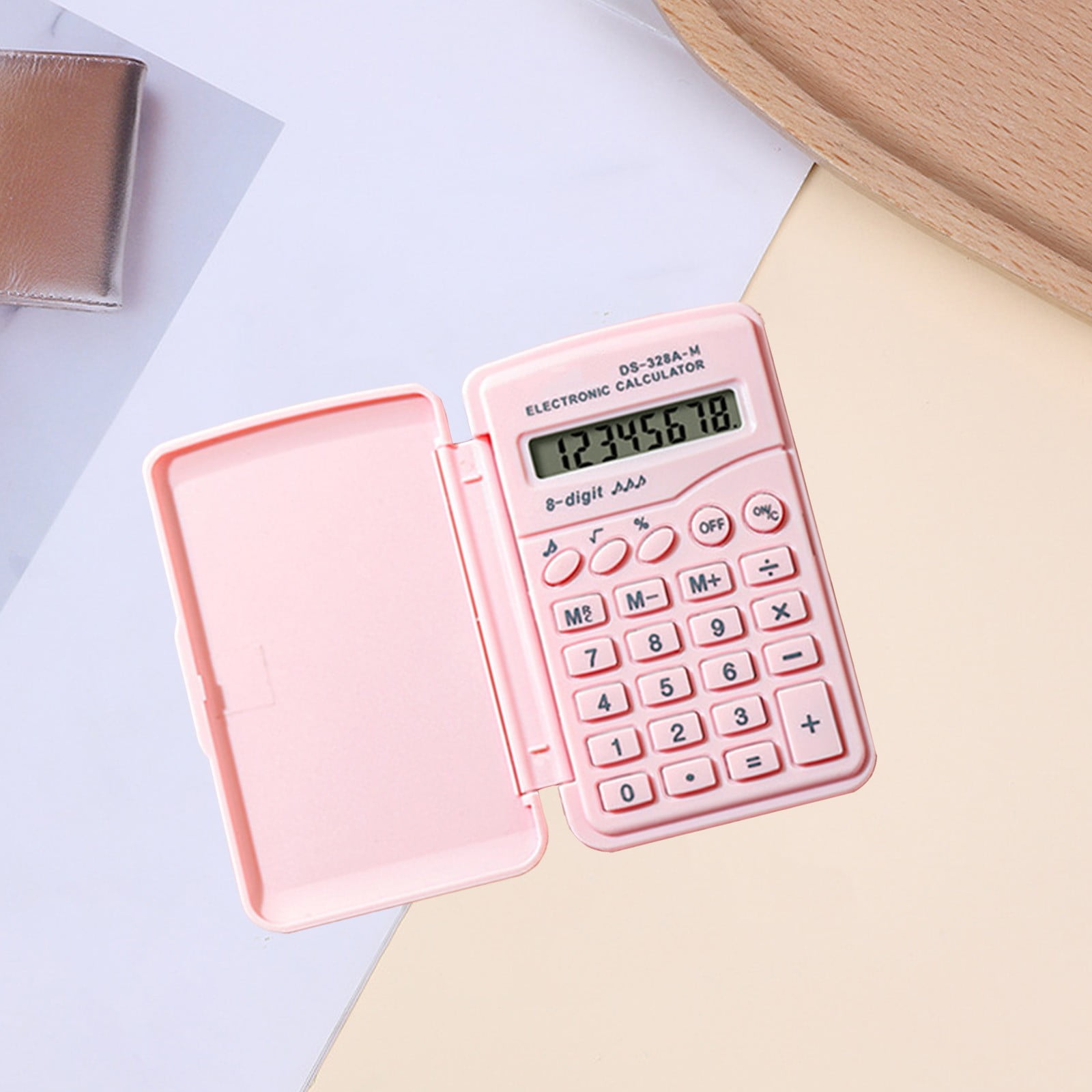 Arghm Standard Function Calculator (3.9x2.4x0.59in),Battery Powered Basic Office Calculator ...