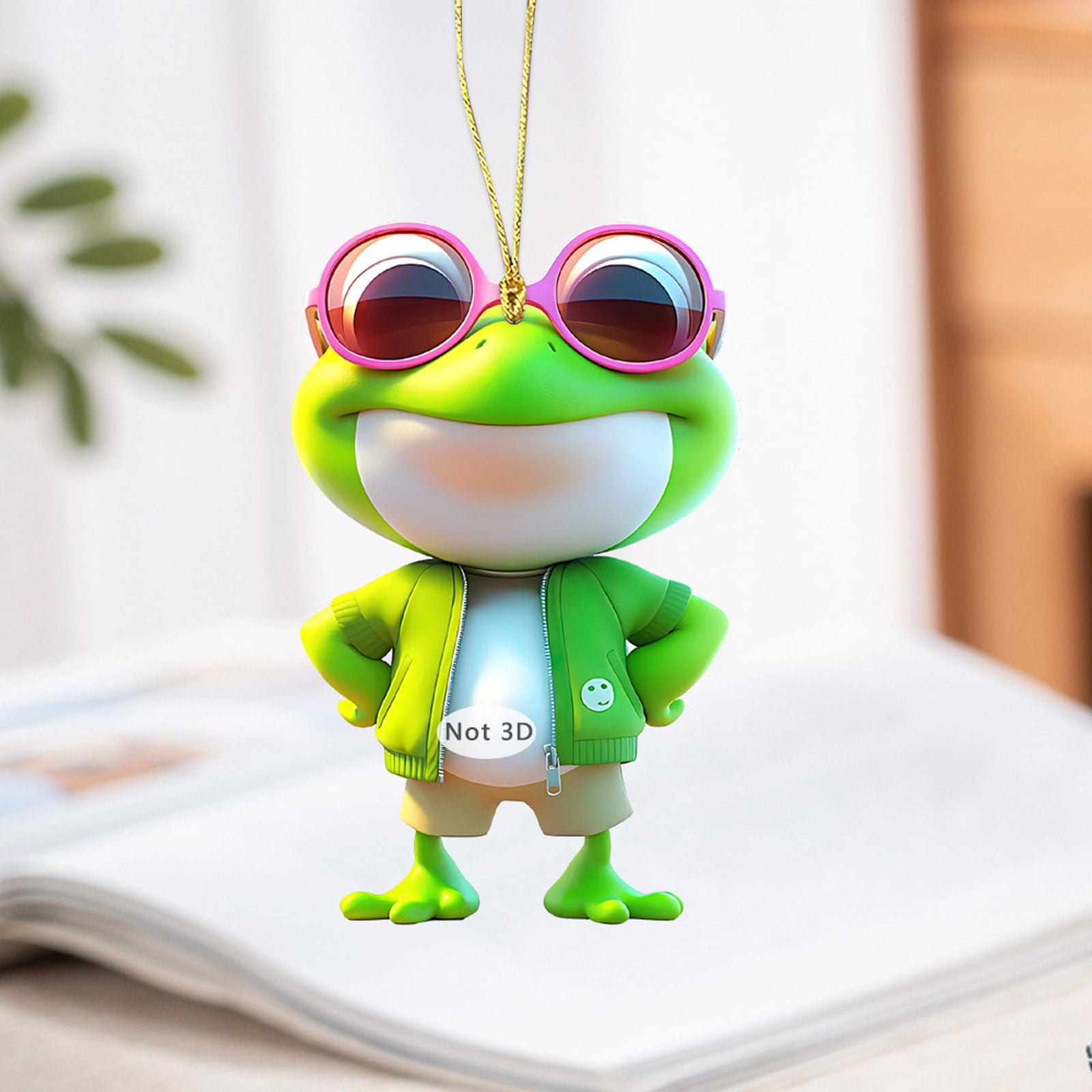 Arghm Summer Acrylic Pendant 3.14Inch,2D Car Accessories Decoration ...