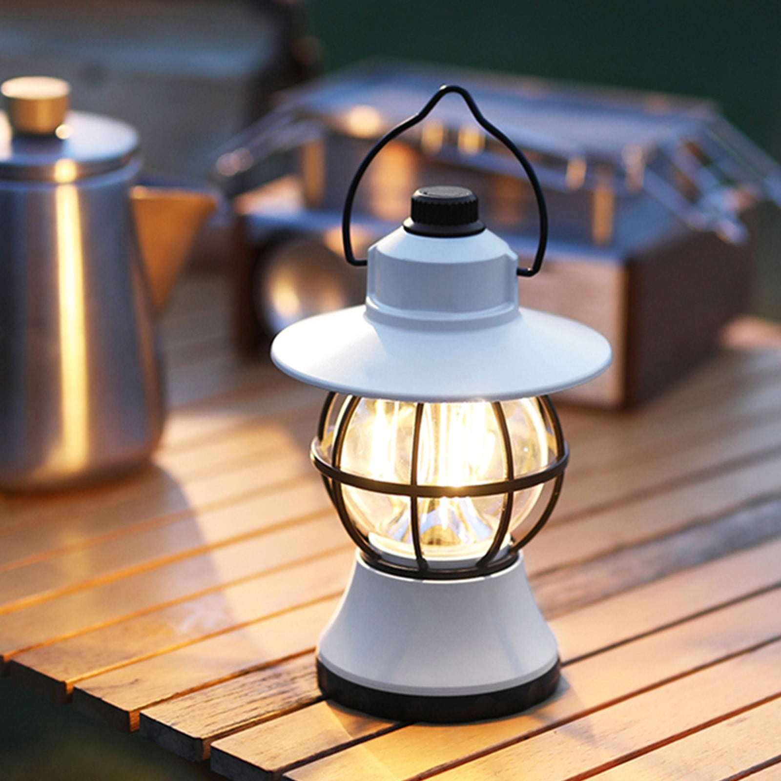 Arghm Vintage Camping Light, Infinitely Dimmable LED Tent Light, Warm ...