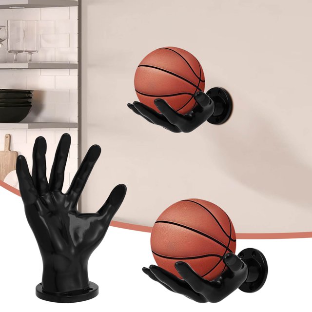 Arghm Wall-Mounted Ball Holders – Ultra Safe 15x21.5cm with Screws ...