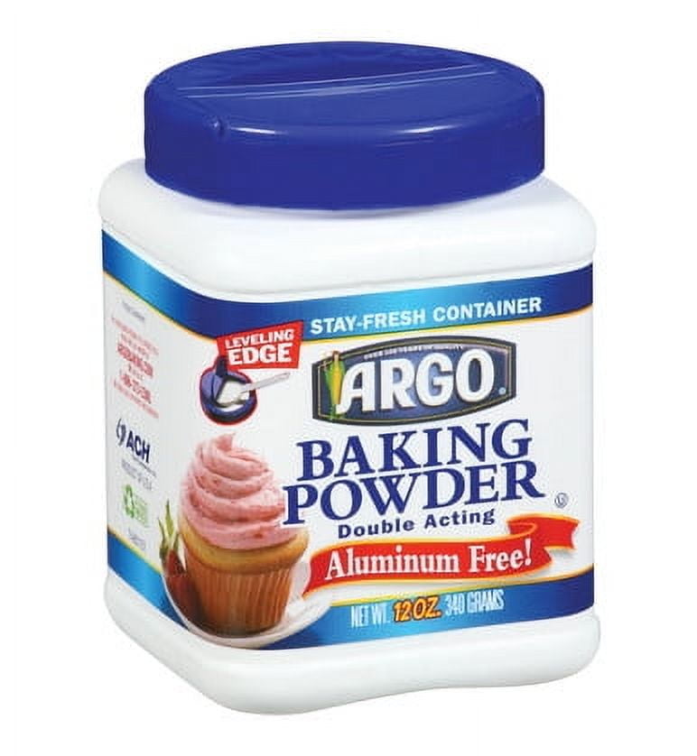 Argo Double Acting Baking Powder, 12 oz - Case of 12 - Walmart.com