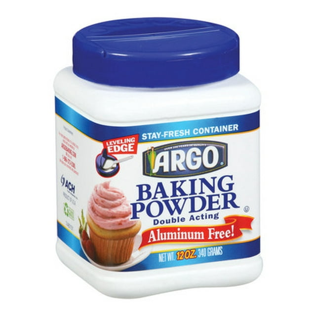 Argo Double Acting Baking Powder, 12 oz - Case of 12 - Walmart.com