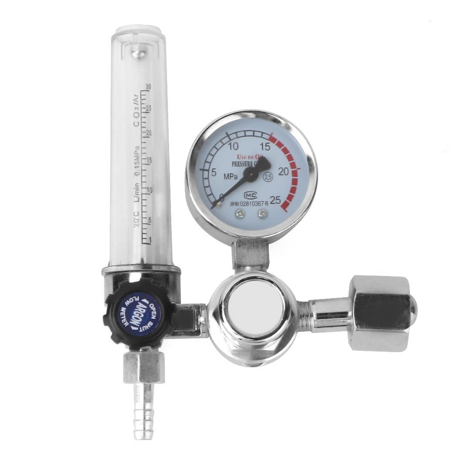 Argon Flowmeter Argon CO2 Mig Tig Flow Meter Gas Regulator 0-25Mpa ...