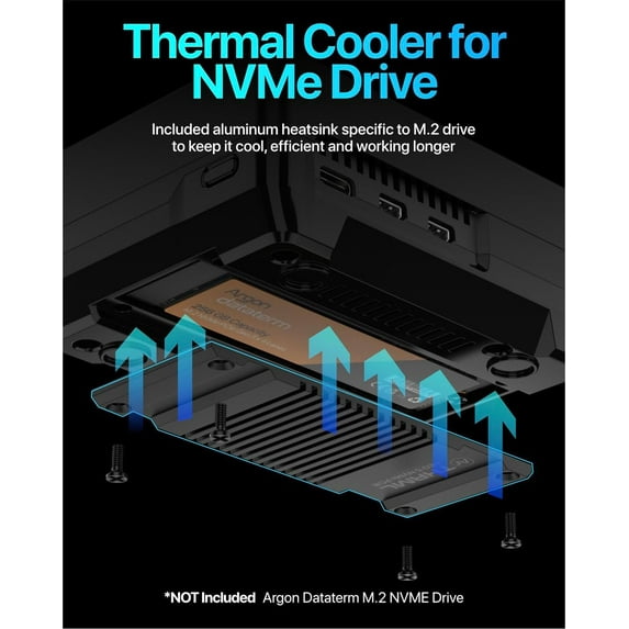 Argon NEO 5 M.2 NVME PCIE Case for Raspberry Pi 5 | Aluminum case with ...