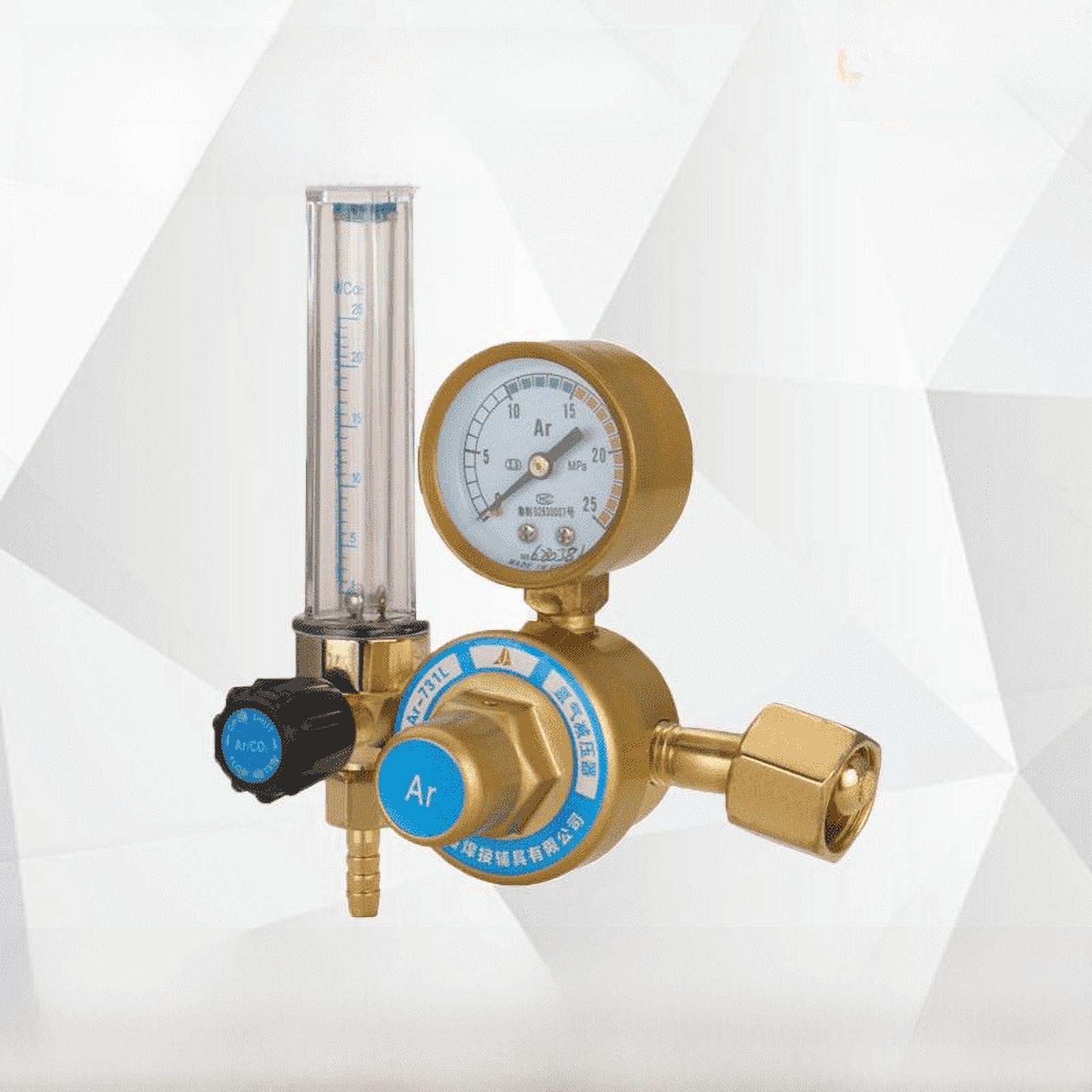 Argon pressure reducer pressure regulator pressure relief gauge valve double pipe pressure ...