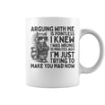 Arguing With Me Is Pointless Raccoon Sarcastic Meme Coffee Mugs ...