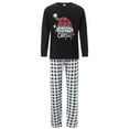 Argulvti Christmas Pajamas for Family Long Sleeve Santa Hat Print Tops ...