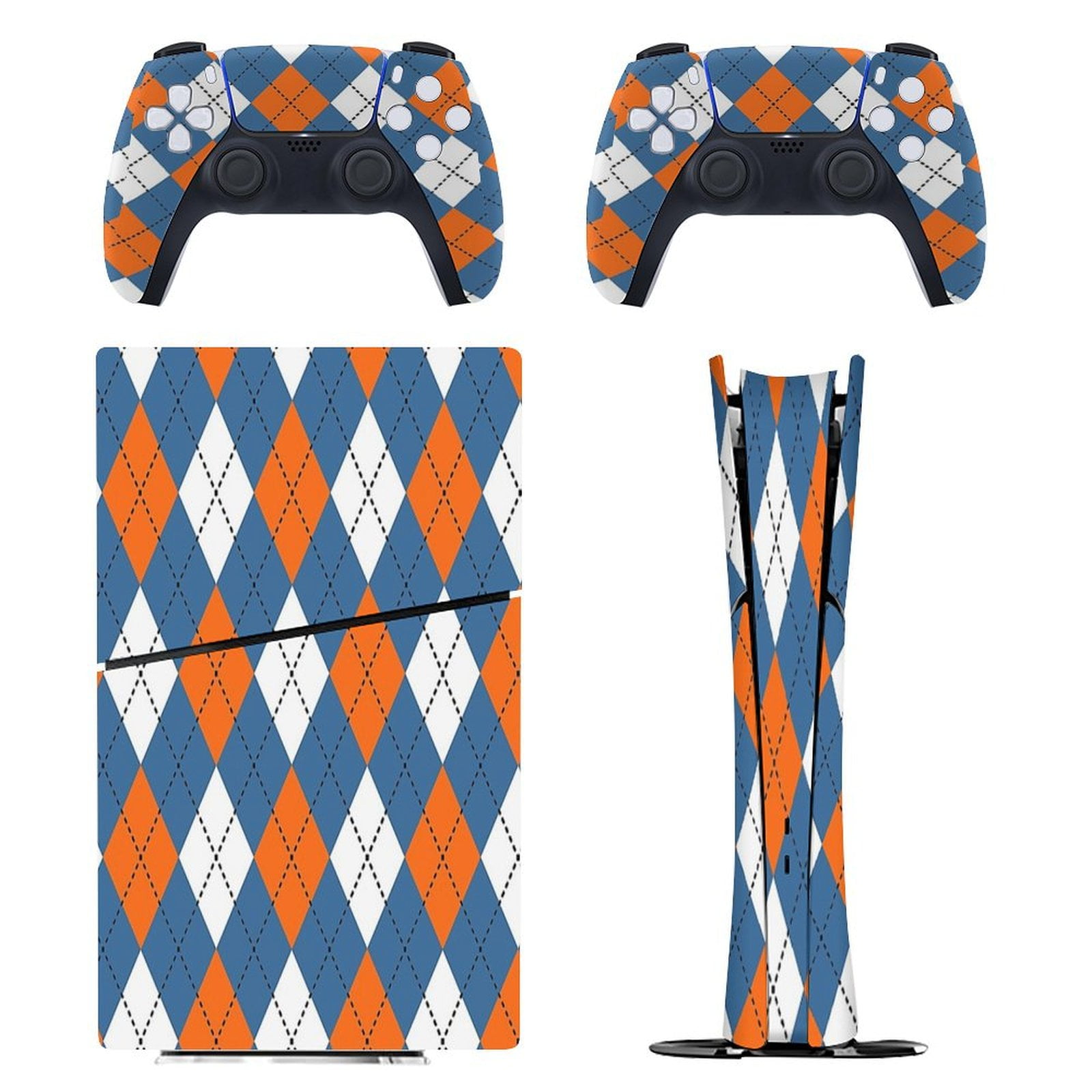 Argyle Pattern PS5/PS5 Pro/PS5 Slim Digital Disc Skin Sticker For ...