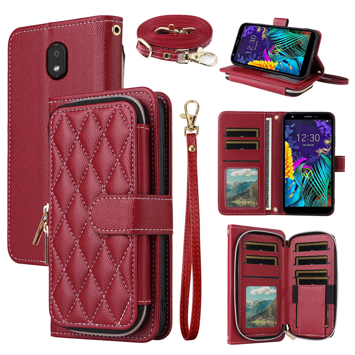 Argyle Wallet Case for LG Aristo 4/Astro 4+ Plus/Tribute Royal X320 ...