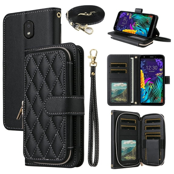 Argyle Wallet Case for LG Aristo 4/Astro 4+ Plus/Tribute Royal X320 ...