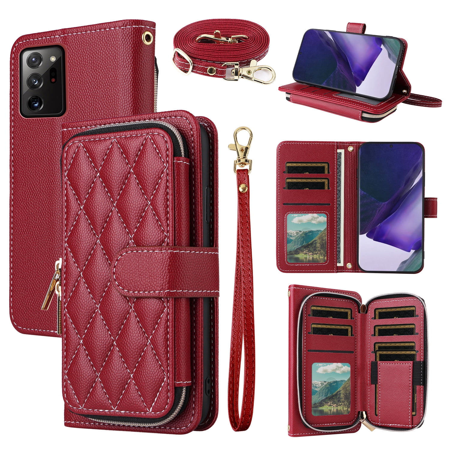 Argyle Wallet Case for Samsung Galaxy Note 20 Ultra 5G with Wrist ...