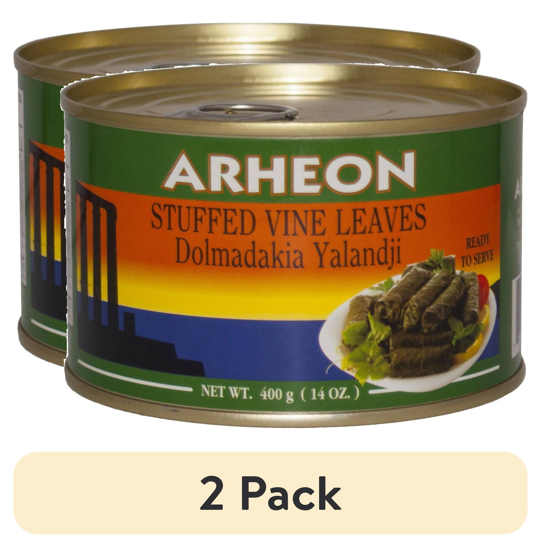 (2 pack) Arheon Stuffed Vine Leaves, 14 Oz - Walmart.com