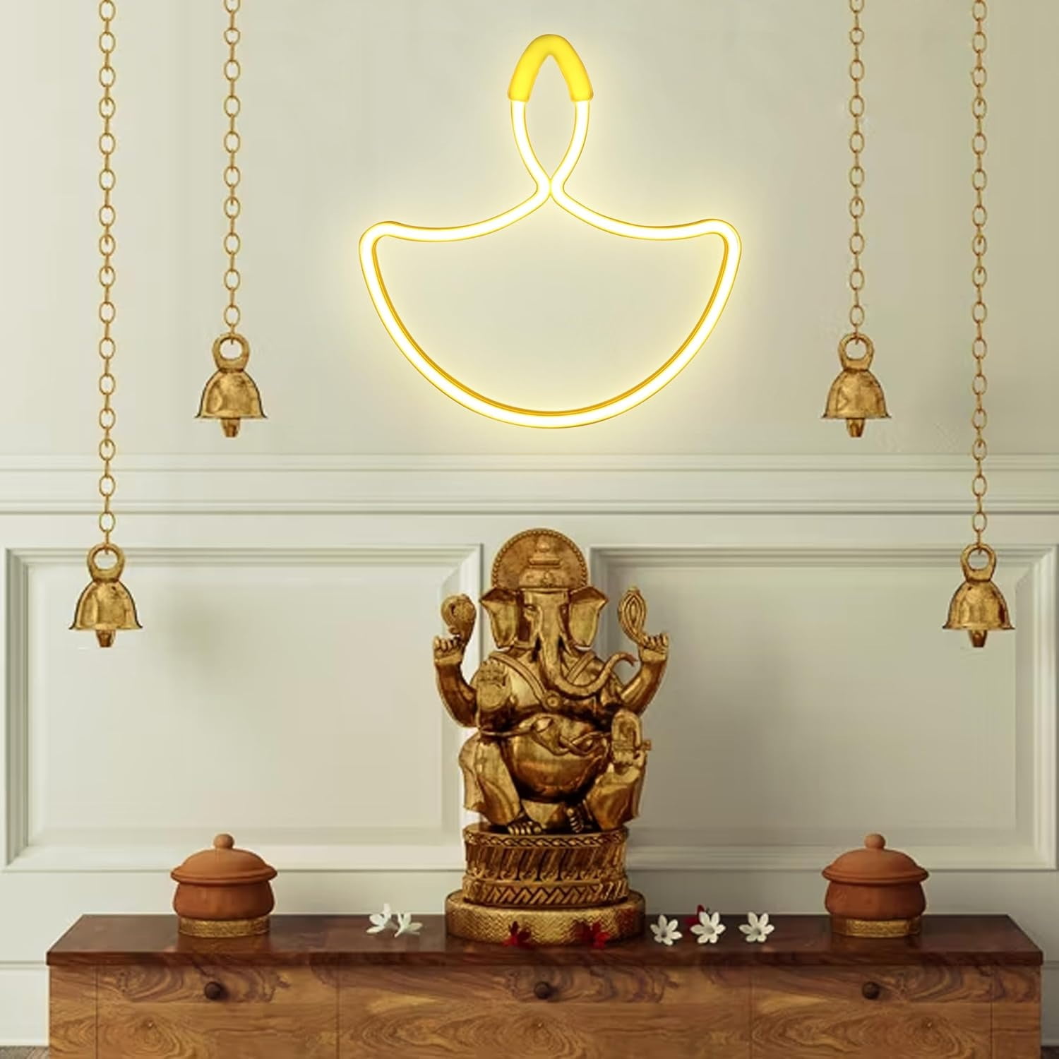 Arhsimvijar Diwali Diya LED Neon Strip Rope Lights for Diwali ...