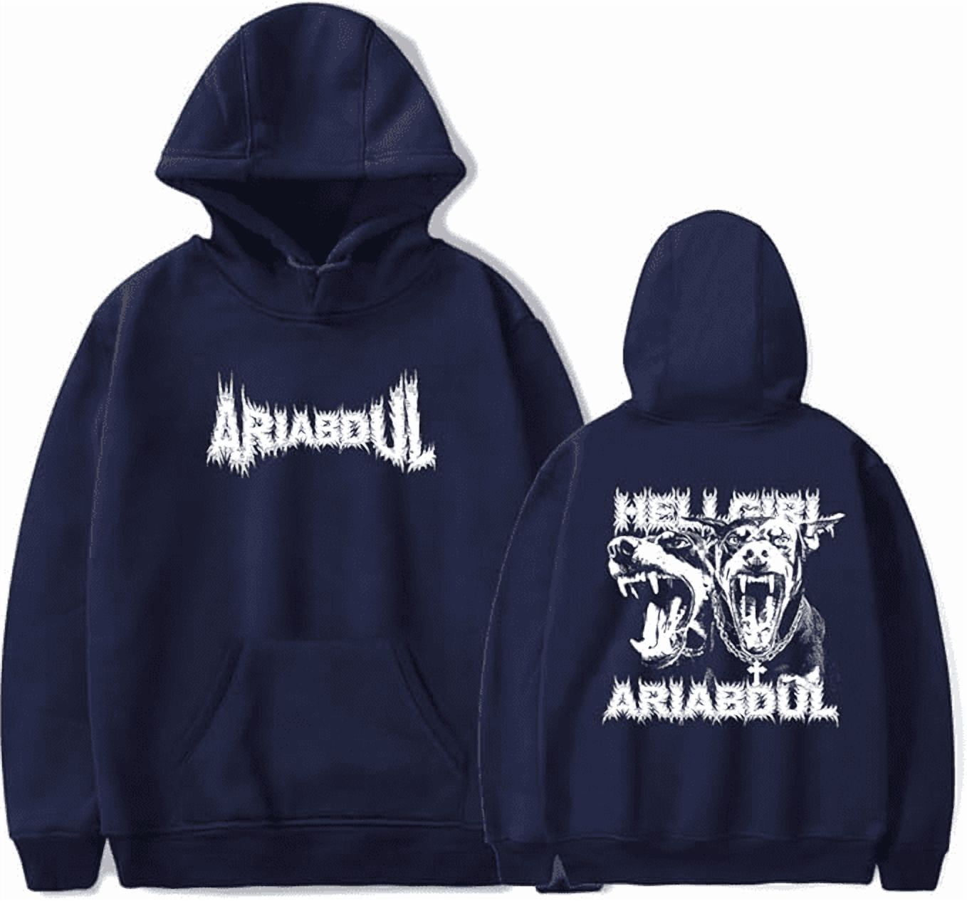 Ari Abdul Inspired Doberman Theme Hoodie - Unisex Oversized Long Sleeve ...