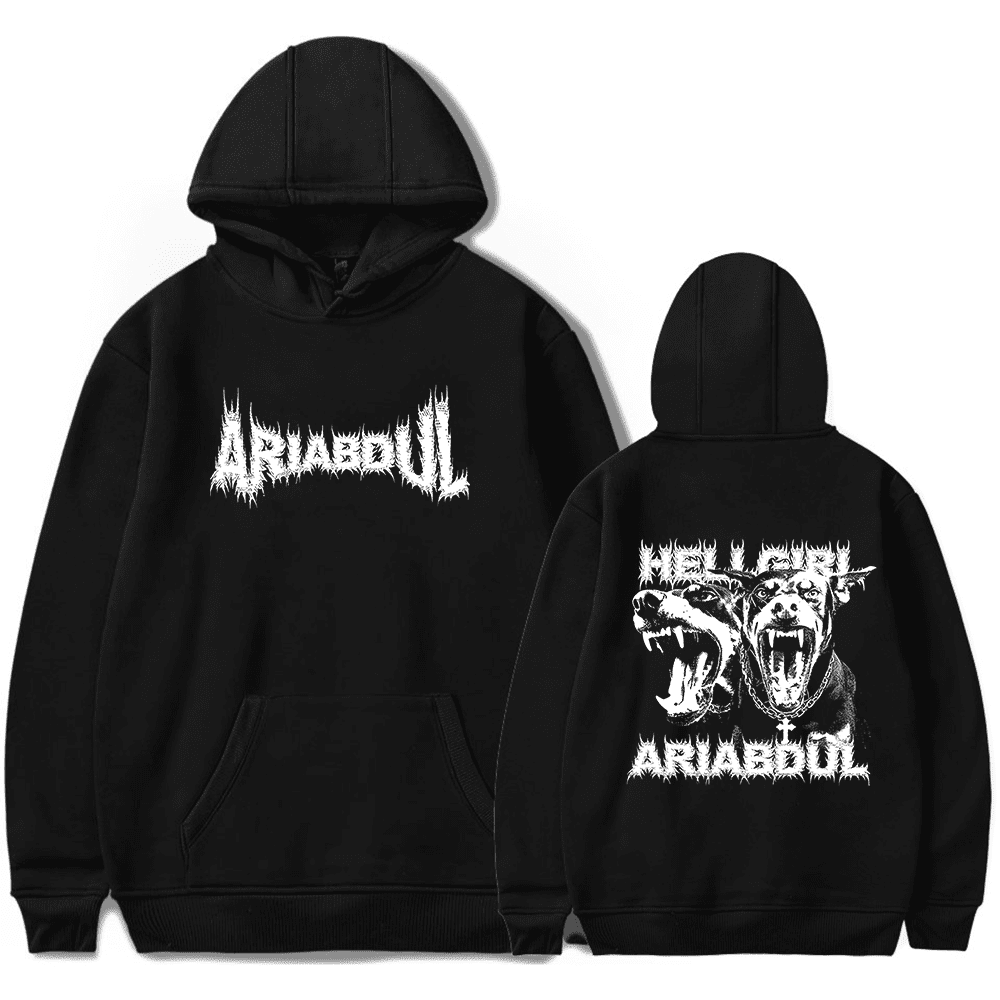 Ari Abdul Merch Doberman Hoodies Printed Hooded Unisex Long Sleeve Sweatshirt Pullover Top ...