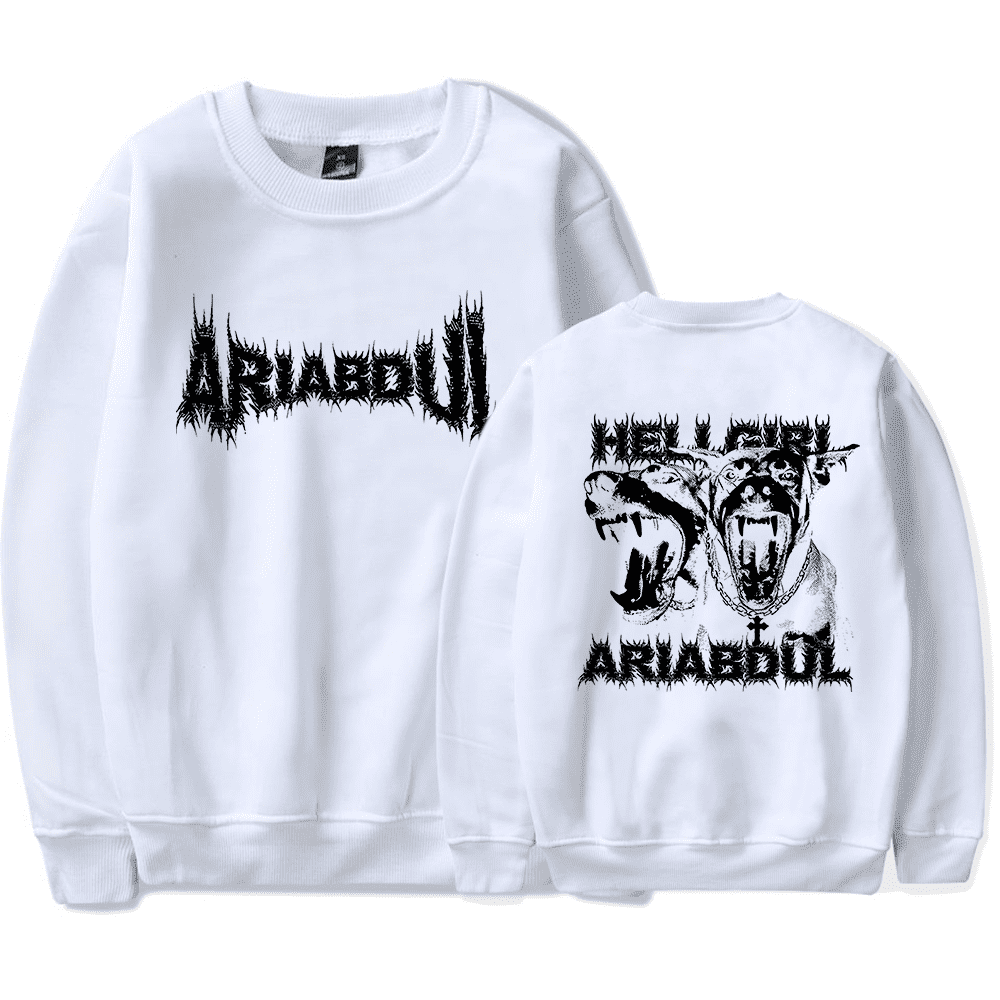 Ari Abdul Merch Doberman Sweatshirt Printed Crewneck Unisex Long Sleeve ...