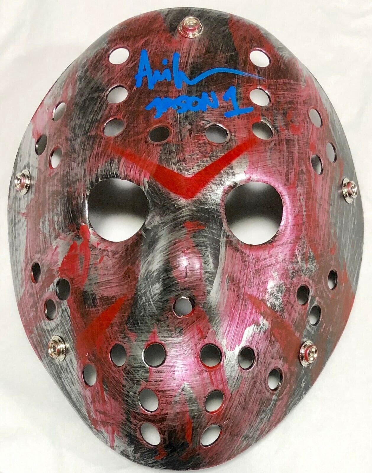 Ari Lehman Jason Voorhees Friday the 13th Signed Mask FSG Jason 1 E ...
