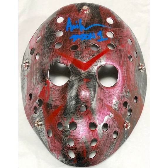 Ari Lehman Jason Voorhees Friday the 13th Signed Mask FSG Jason 1 E ...