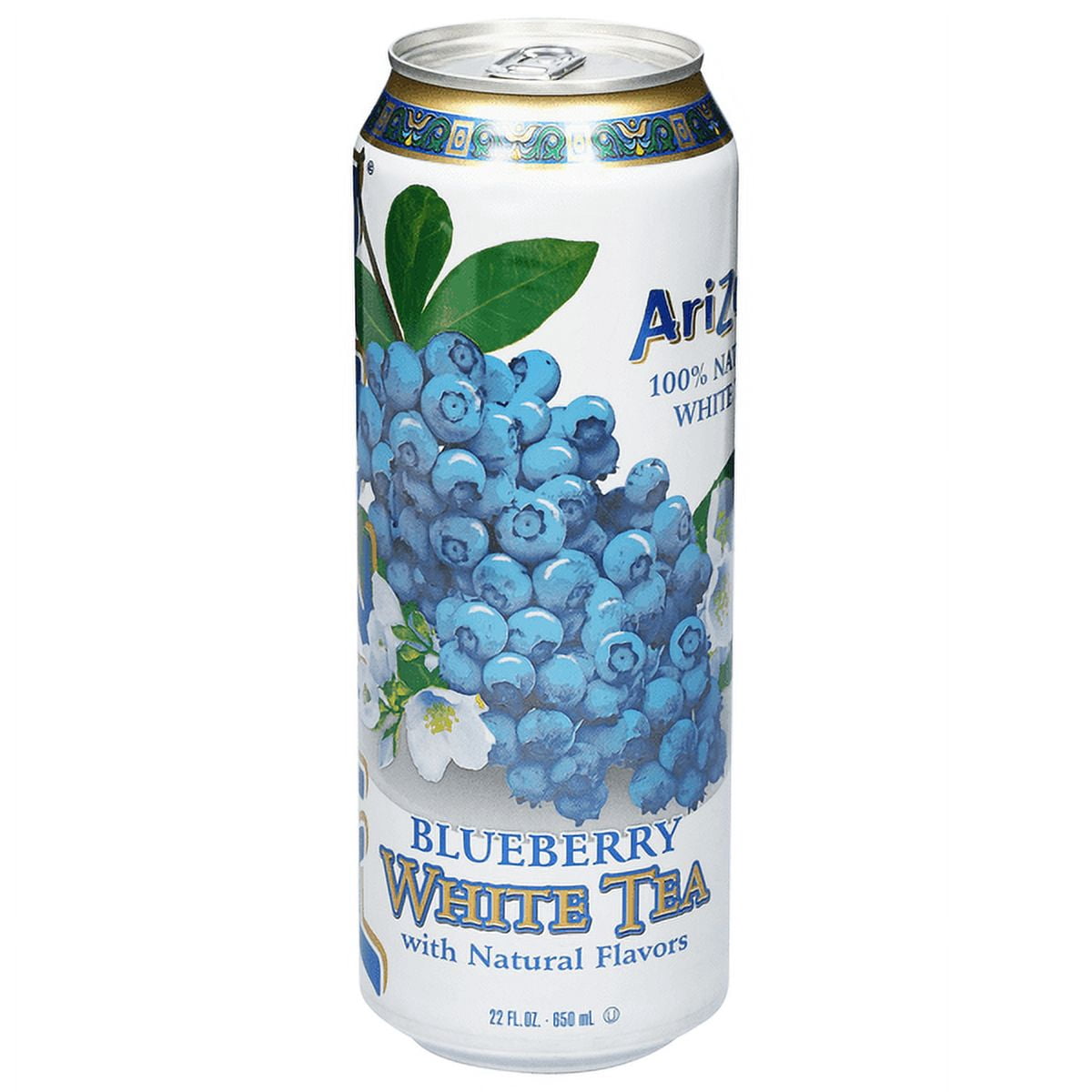 AriZona Blueberry White Tea, 22 fl oz Tall Cans, 24‑Pack - Walmart.com