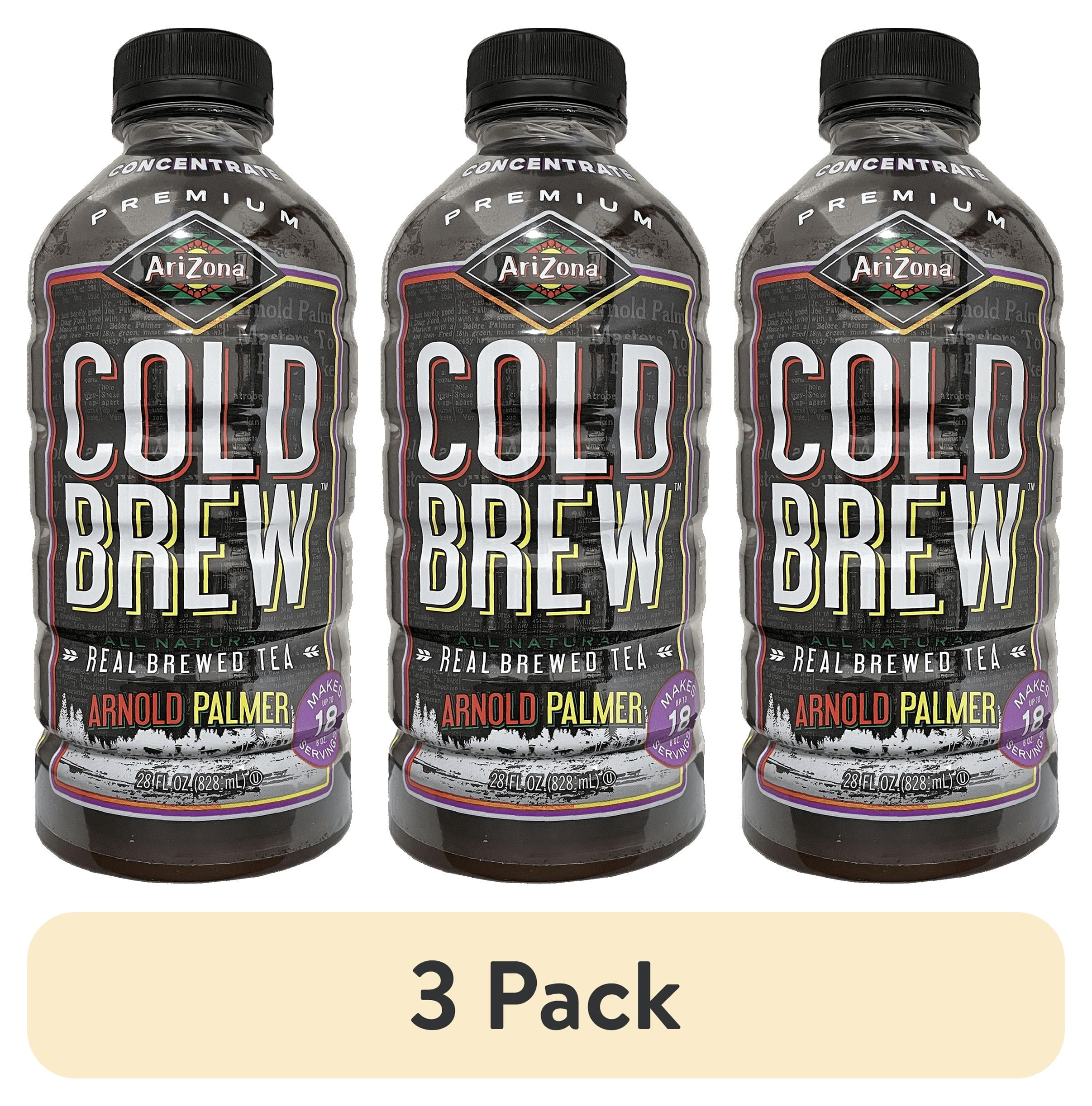 (3 pack) AriZona Cold Brew Concentrate Arnold Palmer 28oz - Walmart.com