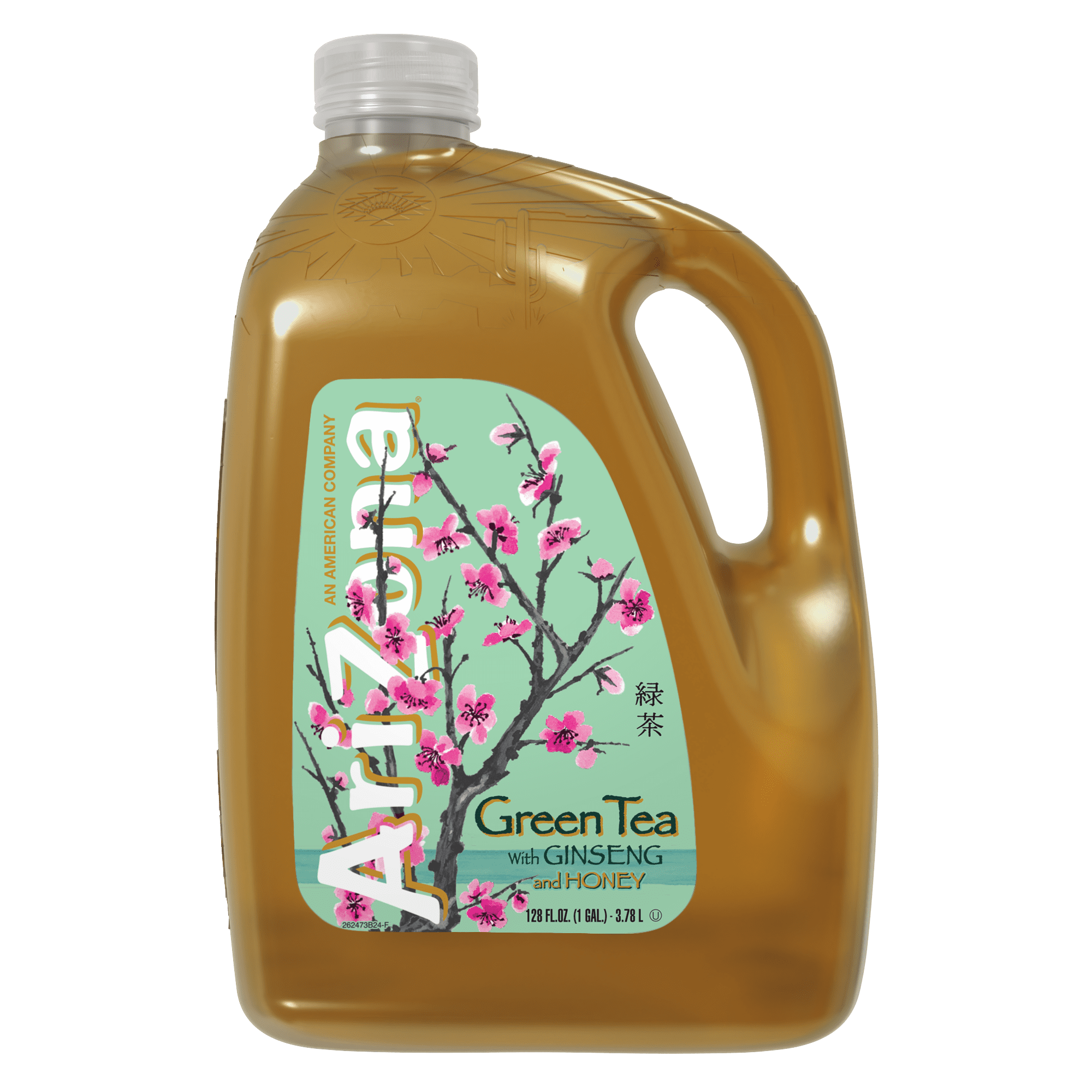 AriZona Green Tea with Ginseng Honey, 128 fl oz Gallon - Walmart.com