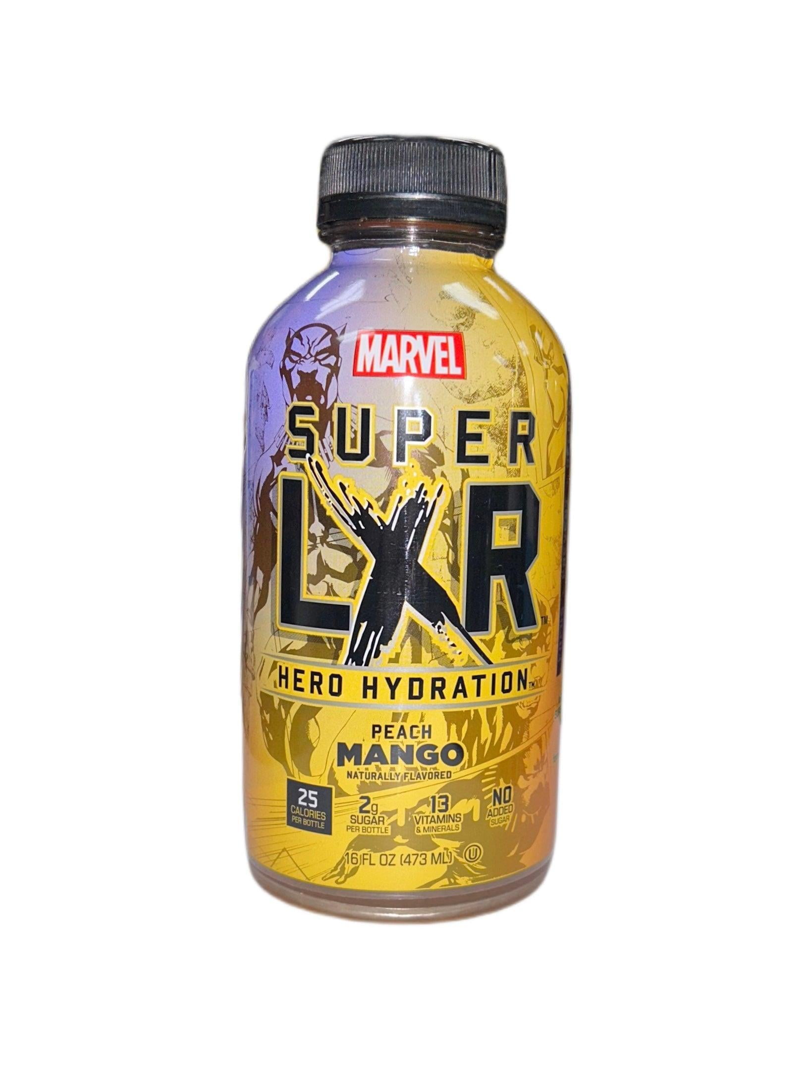 AriZona Super LXR Marvel Peach Mango Hero Hydration 16 fl oz - Walmart.com
