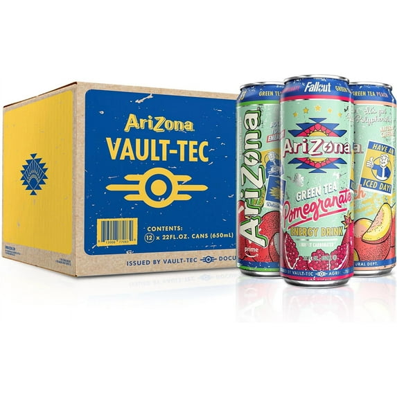 AriZona x Green Tea Energy Drink, 12pk 22 fl oz, Variety Pack - 3 ...