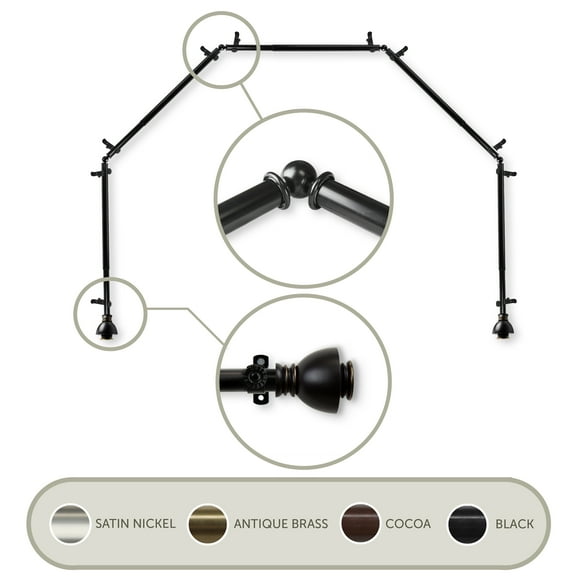 Curtain Rod 5 Inch Projection