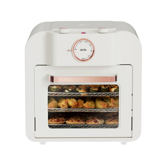 Aria Compact 16QT Retro Air Fryer Toaster Oven Combo - Kitchen ...
