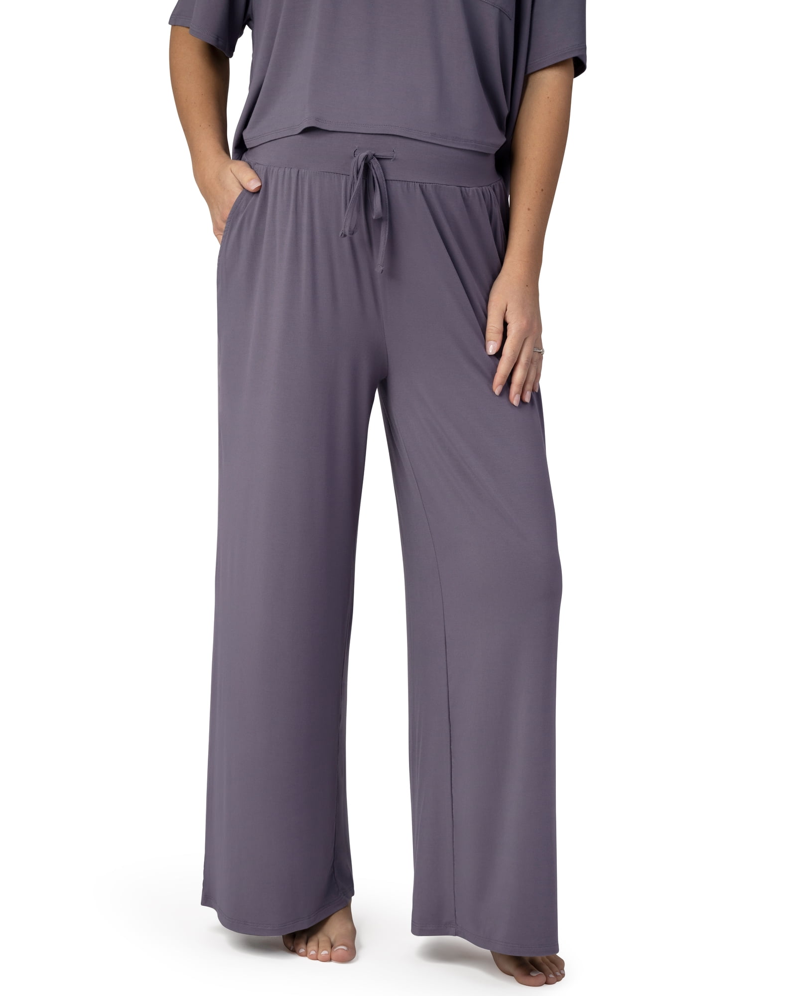 Kindred Bravely Aria Bamboo Casual Lounge Pant | Granite - Walmart.com