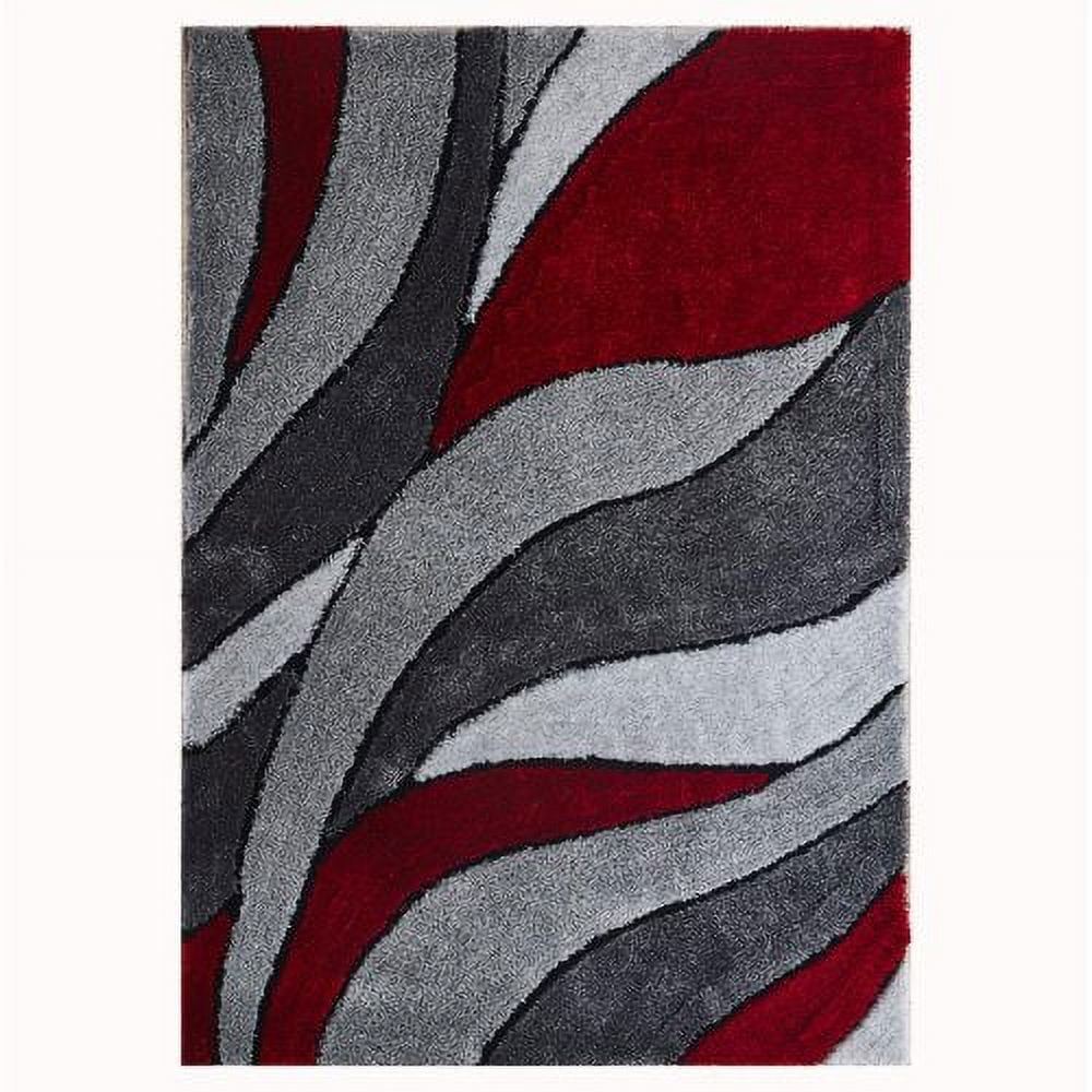 Aria Collection" Soft Pile Hand Tufted Shag Area Rug - Walmart.com