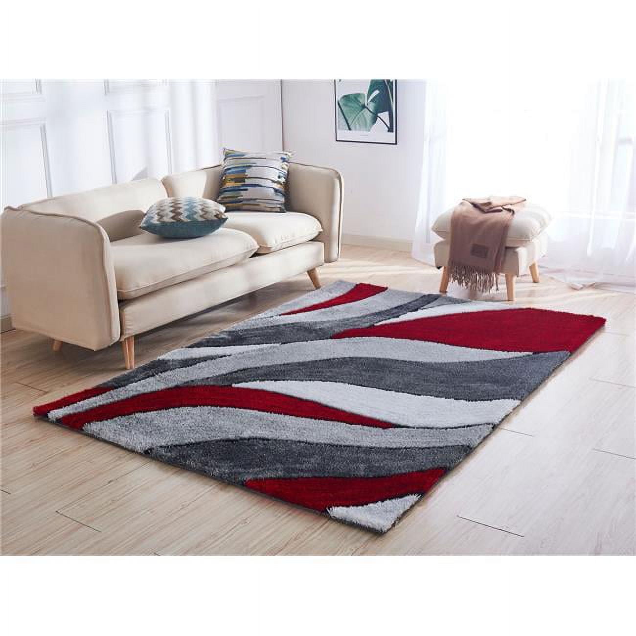 "Aria Collection" Soft Pile Hand Tufted Shag Area Rug - Walmart.com