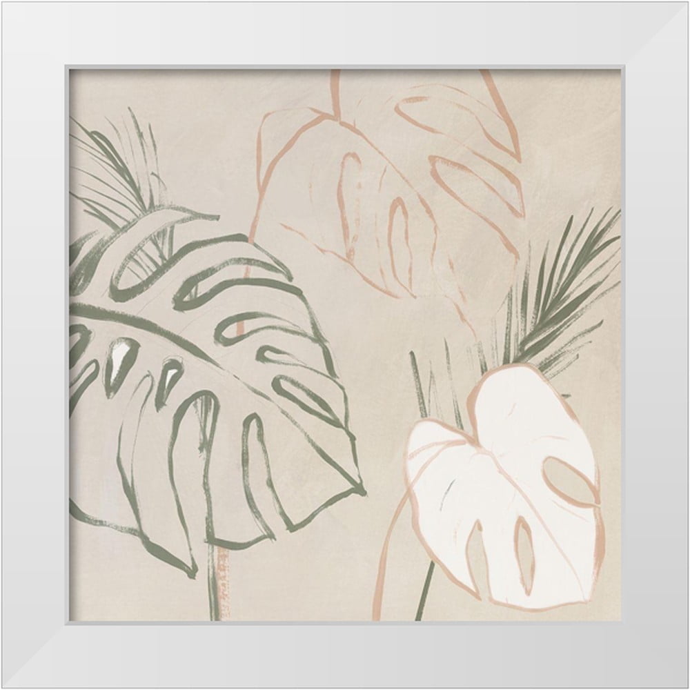 Aria K 15x15 White Modern Wood Framed Museum Art Print Titled - Boho ...