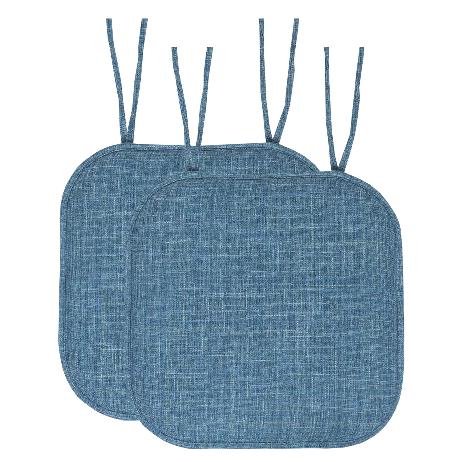 Free Shipping! Aria Memory Foam Non-Slip Chair Cushion Pad with Ties 2 ...