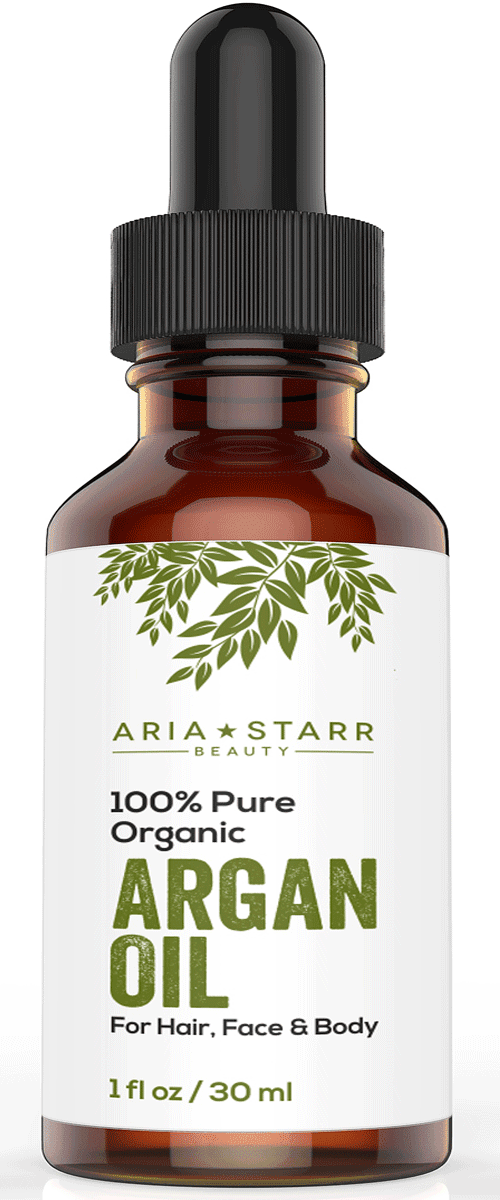 Aria Starr ORGANIC Argan Oil For Hair, Skin, Face, Nails, Beard & Cuticles - Best 100% Pure ...