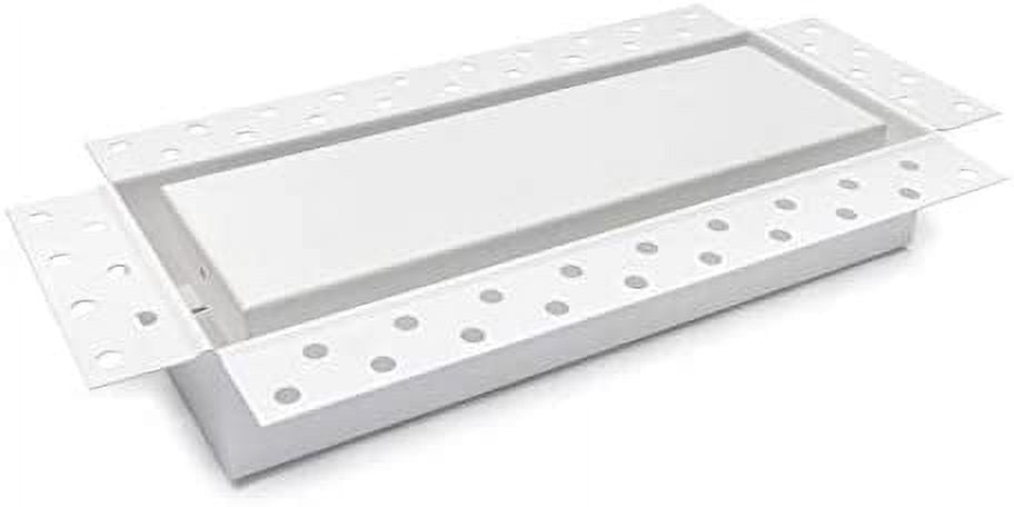 Aria Vent Drywall Pro Collection Air Return, Satin White (4" x 10 ...