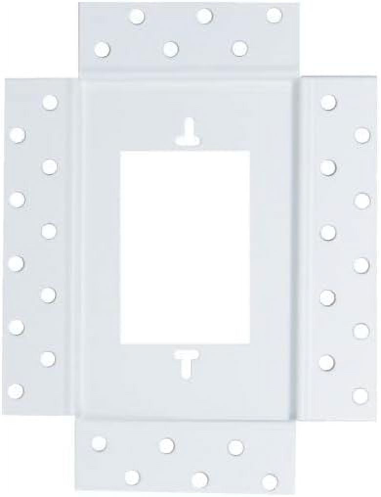 Aria Vent Drywall Receptacle Mount, Satin White (1 Gang) - Walmart.com
