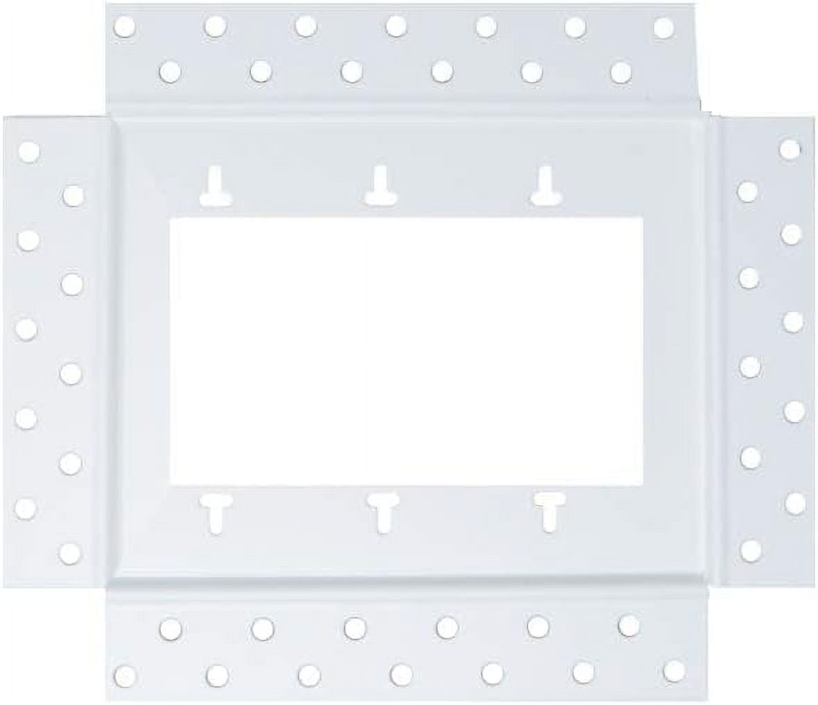 Aria Vent Drywall Receptacle Mount, Satin White (3 Gang) - Walmart.com