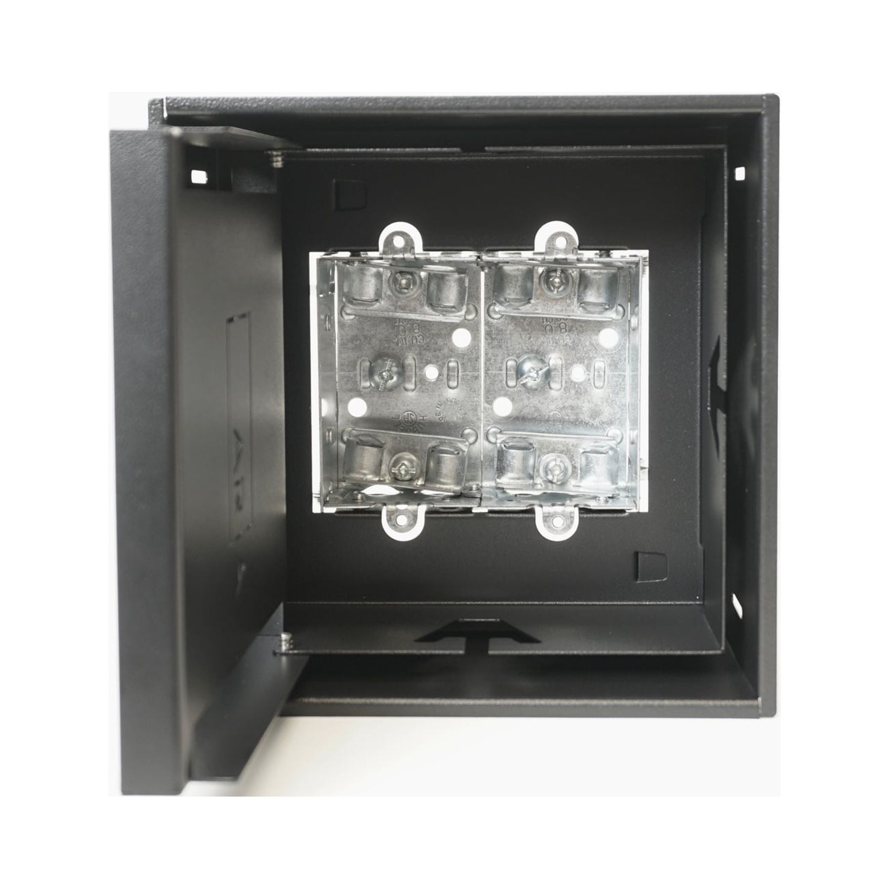 Aria Vent Flush No-See Receptacle Mount, Matte Black (2 Gang) - Walmart.com