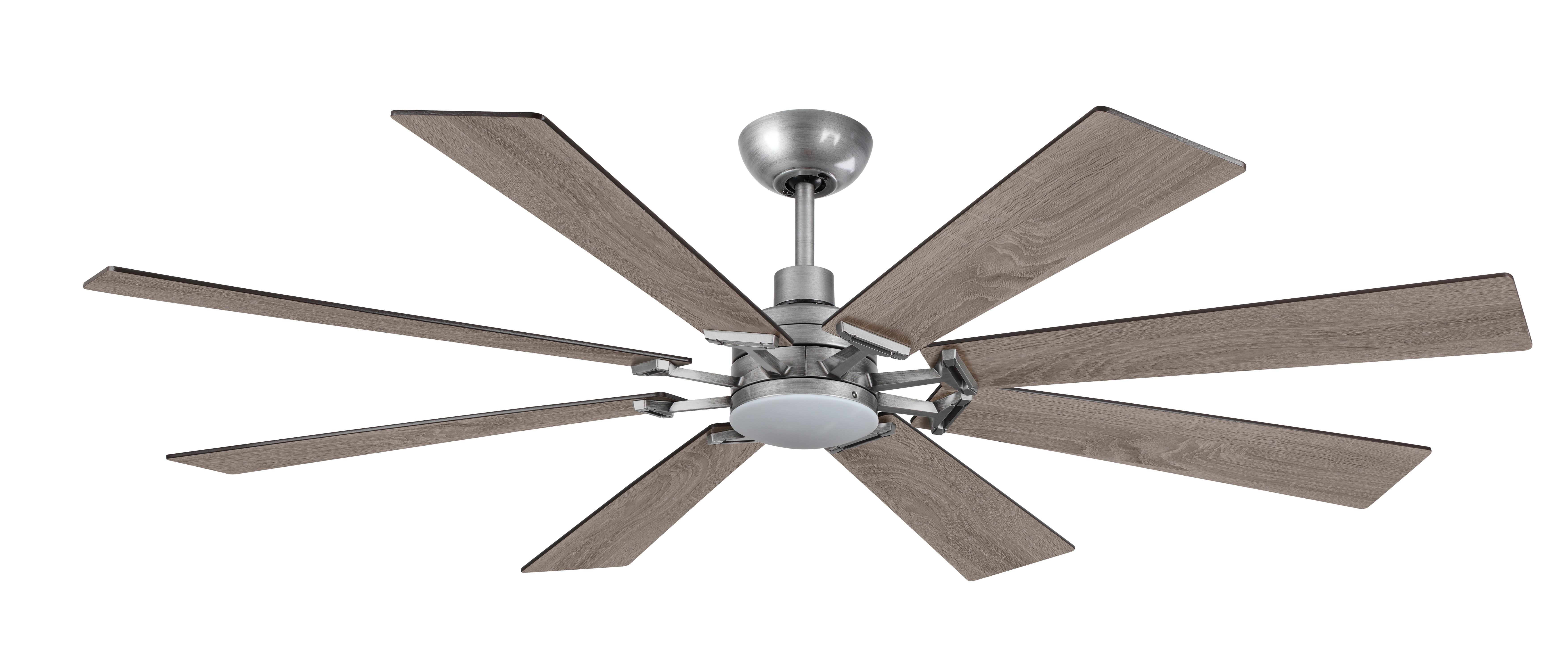 Aria WiFi 60 in. Integrated LED Brushed Nickel -1 Ceiling Fan with ...