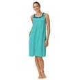 Aria Womens And Womens Plus Sleeveless Cotton Nightgown Sizes S 4x