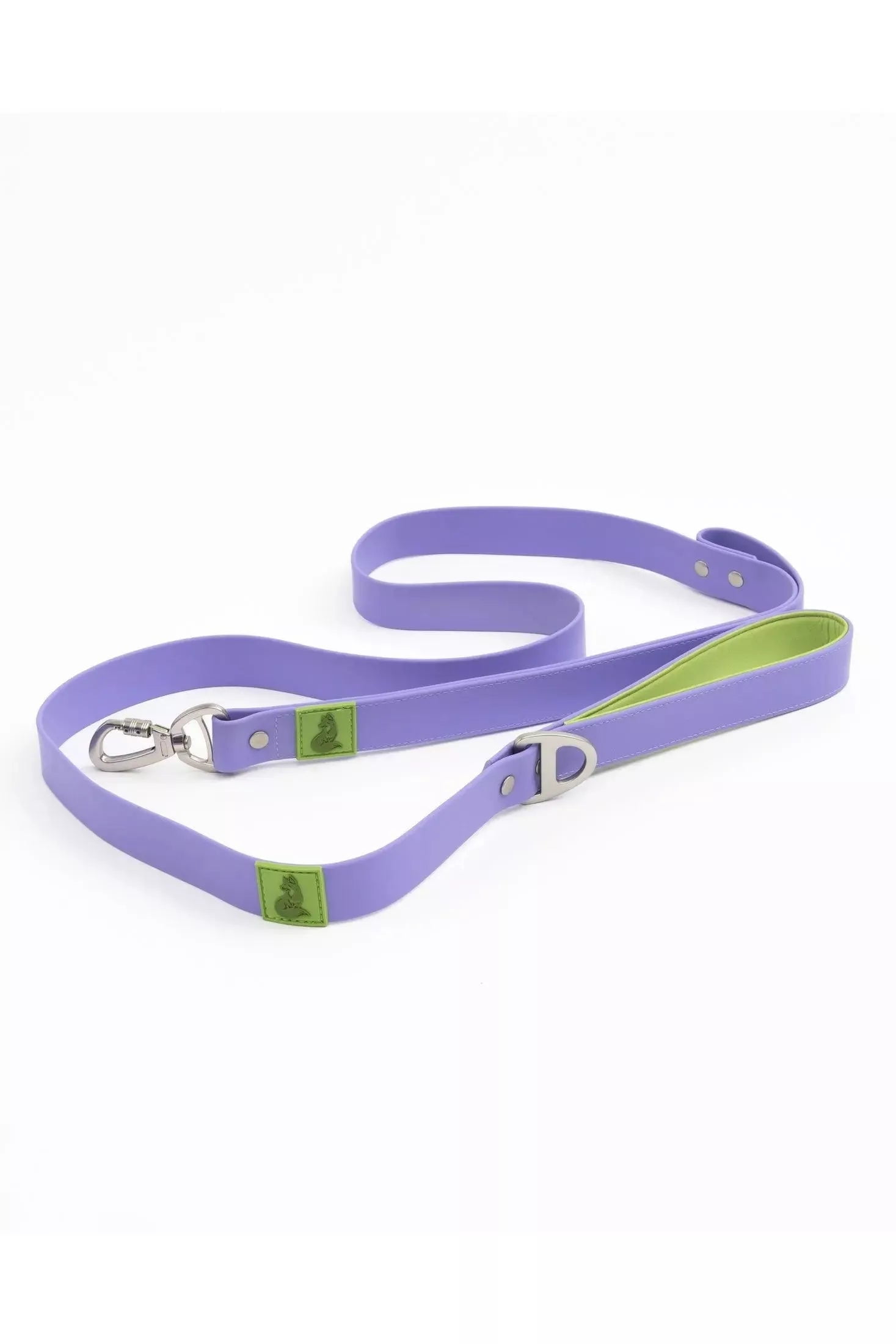 Aria the Fox 6' Waterproof Flex-Poly Dog Leash, Extra-Wide, Lavender ...
