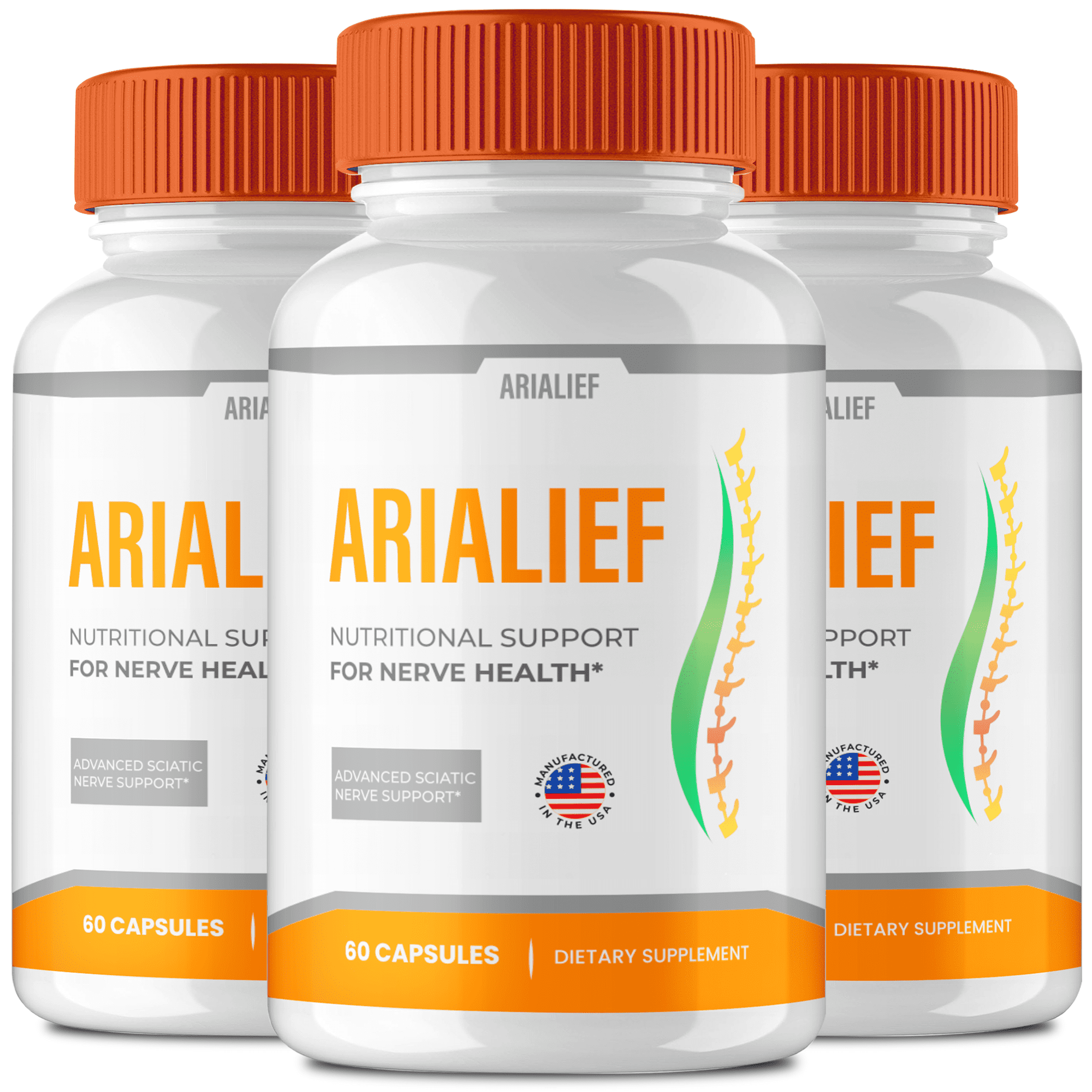 Arialief Brain Supplements for Memory and Focus Capsules, Aria LIEF Advanced Formula Brain ...