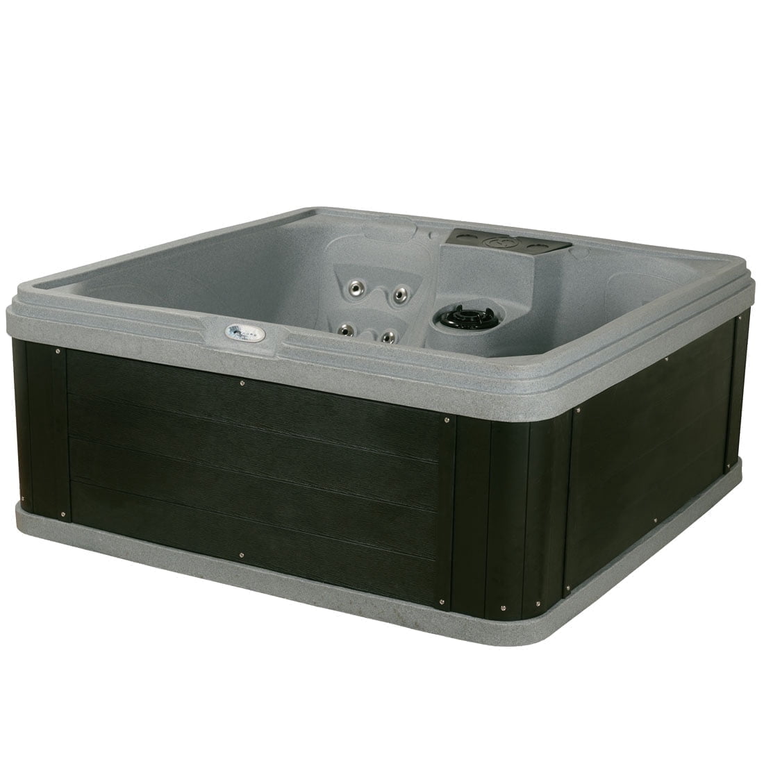 Aqualife by Strong Spas, 6 Person Spa, 70-Port Lounger, Gray Granite ...