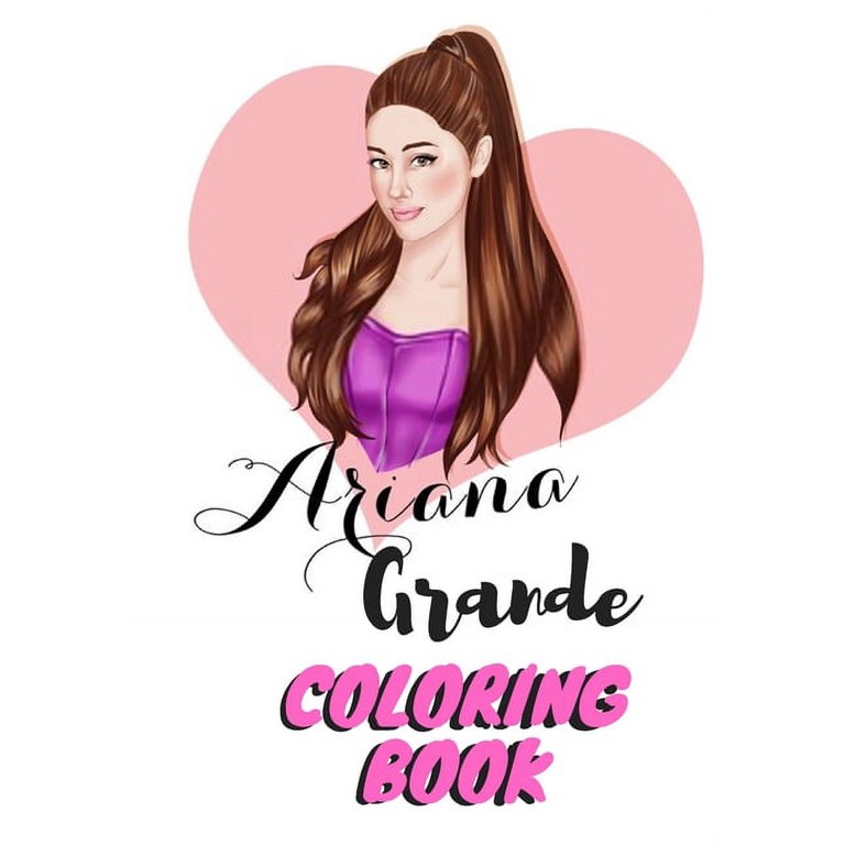 coloring pages of ariana grande