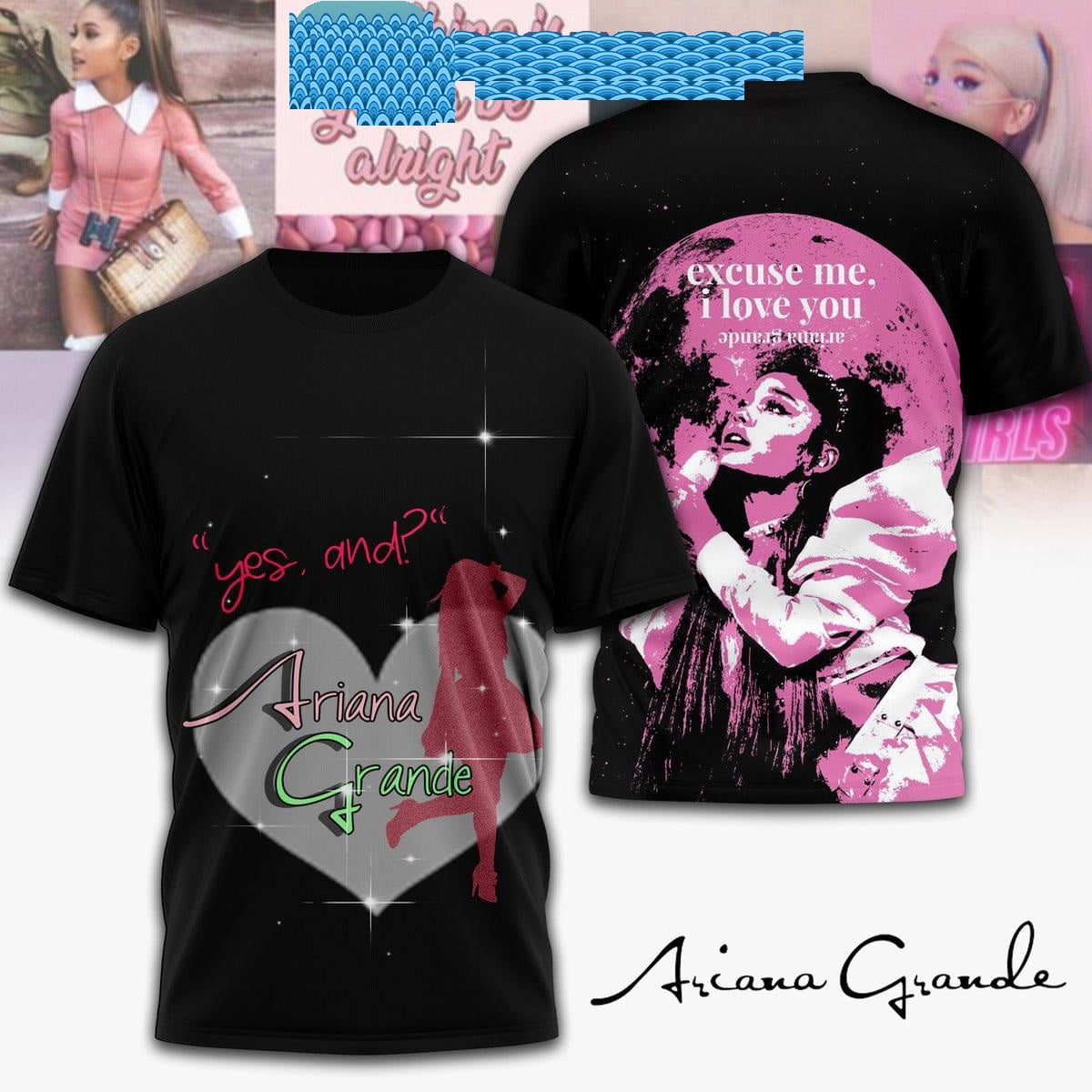 Ariana Grande Excuse Me I Love You Hoodie T Shirt - Walmart.com