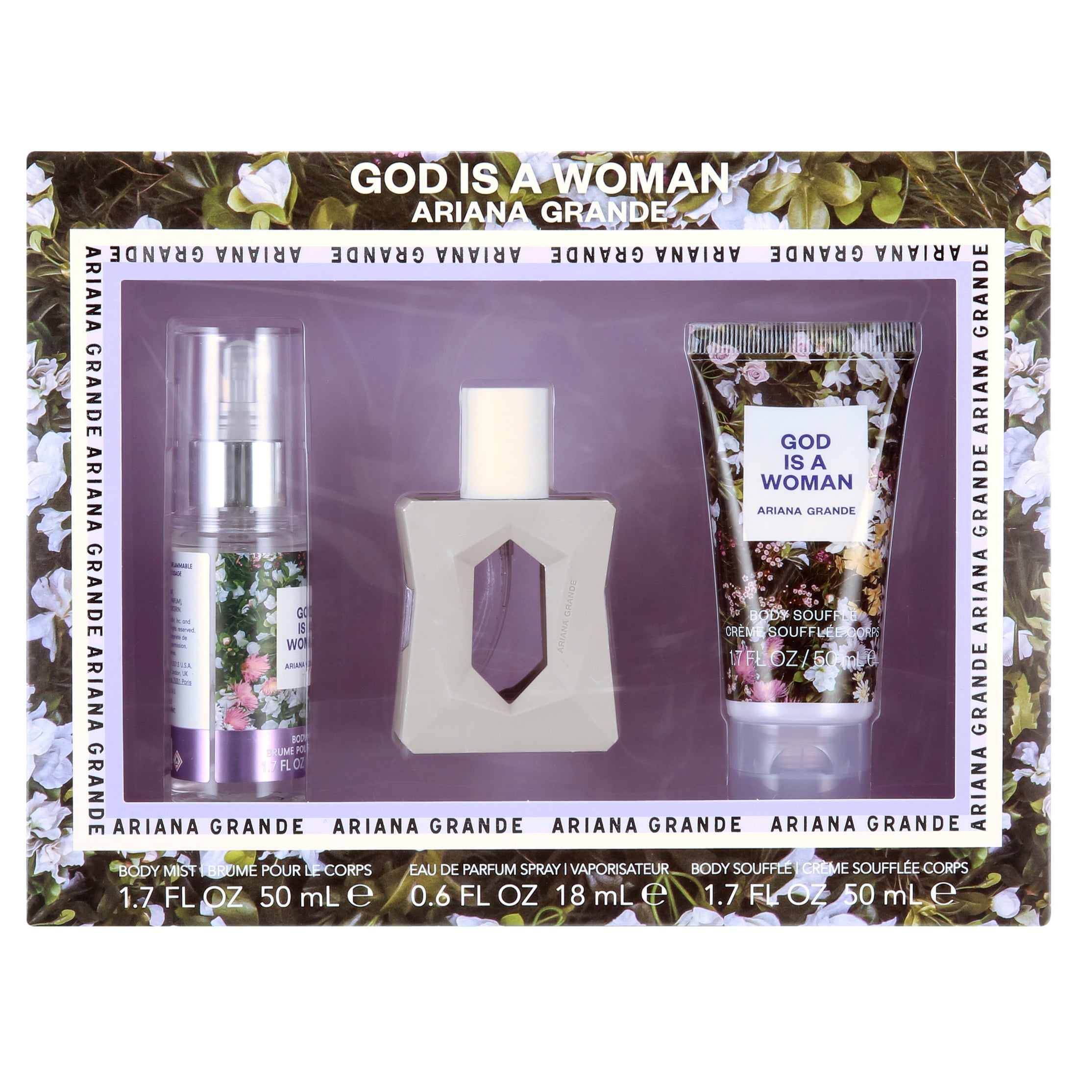 Ariana Grande God Is A Woman Perfume Gift Set For Women, 3 Pieces ...