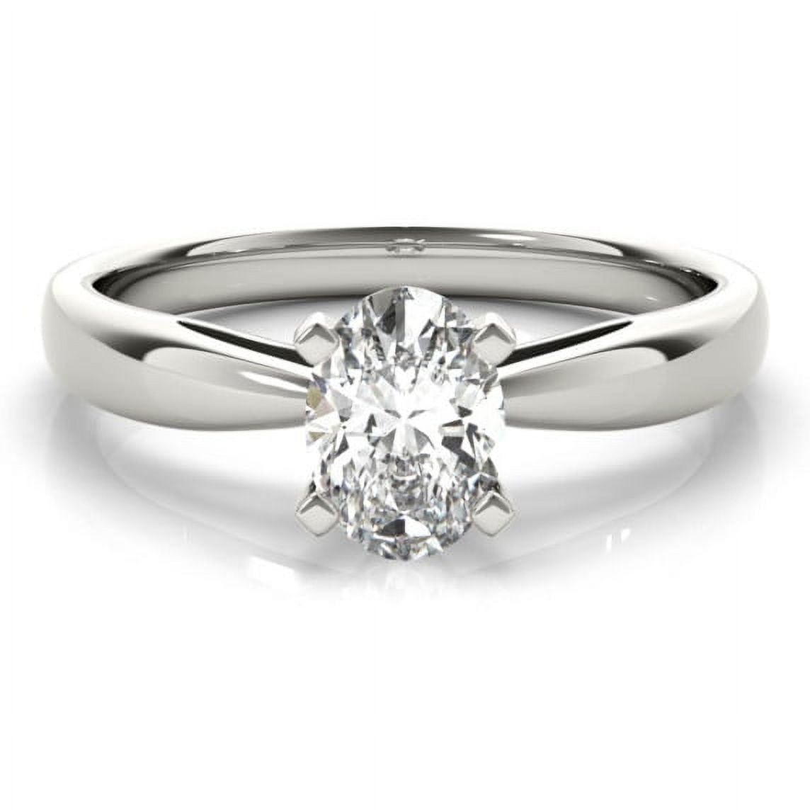 Ariana Jewel 1.7 Ct Oval Cut Solitaire Diamond Ring for Women's - Lab ...