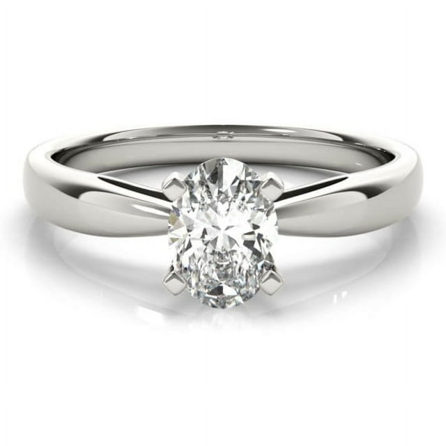 Ariana Jewel 1.7 Ct Oval Cut Solitaire Diamond Ring for Women's - Lab ...